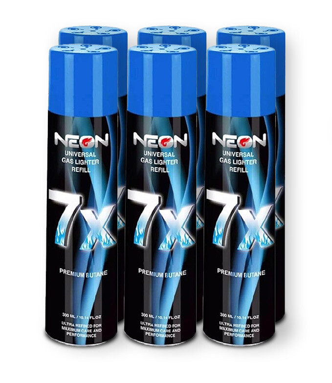 Neon 7X Refined Butane Lighter Gas Fuel Refill 300ML 10.14oz | eBay