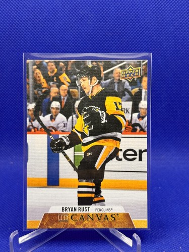 2020-21 Upper Deck UD Canvas C65 Bryan Rust Pittsburgh Penguins | eBay