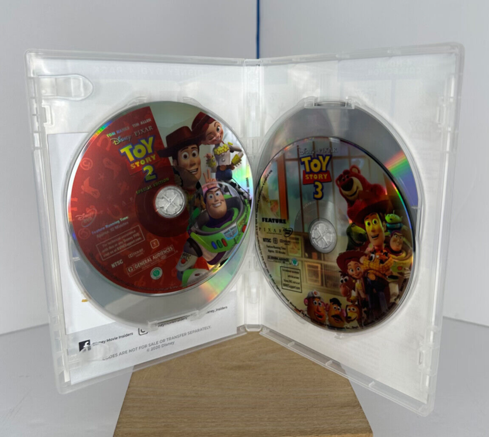 Toy Story: 4-Movie Collection (4-Disc DVD Set, Disney Pixar) 2021 ...