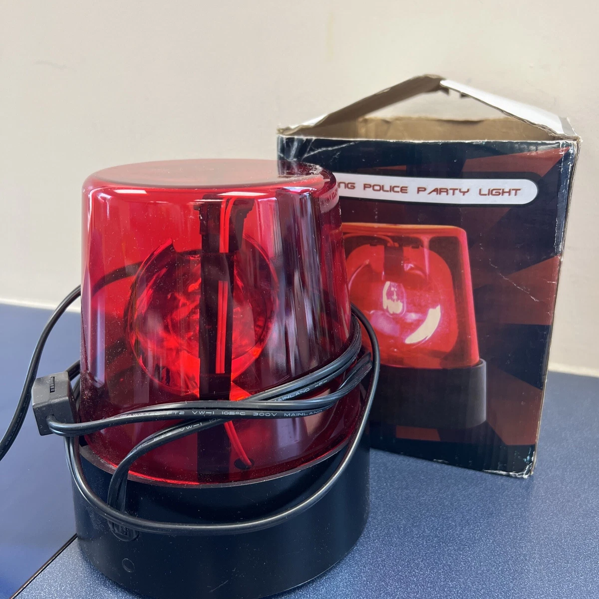 Rotating Police Lights Party