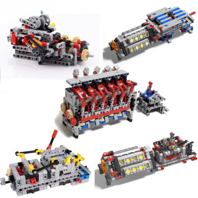 MOC Car Technic Parts Speed Gearbox Kit for Lagoes Gear Axles Pins ...