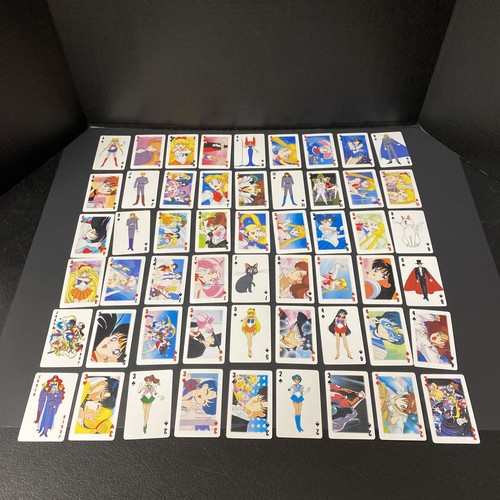 Sailor Moon Playing Cards Complete Deck Dark Kingdom Malachite Queen ...