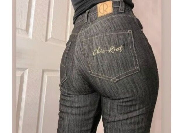 Chic Riot Brand Women's Brie armored motorcycle riding jeans | eBay