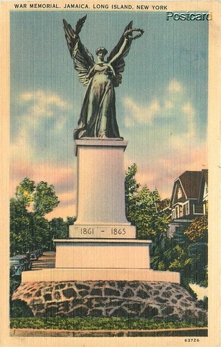 NY, Long Island, New York, War Memorial Jamaica, Tomlin Art No. 63726 ...