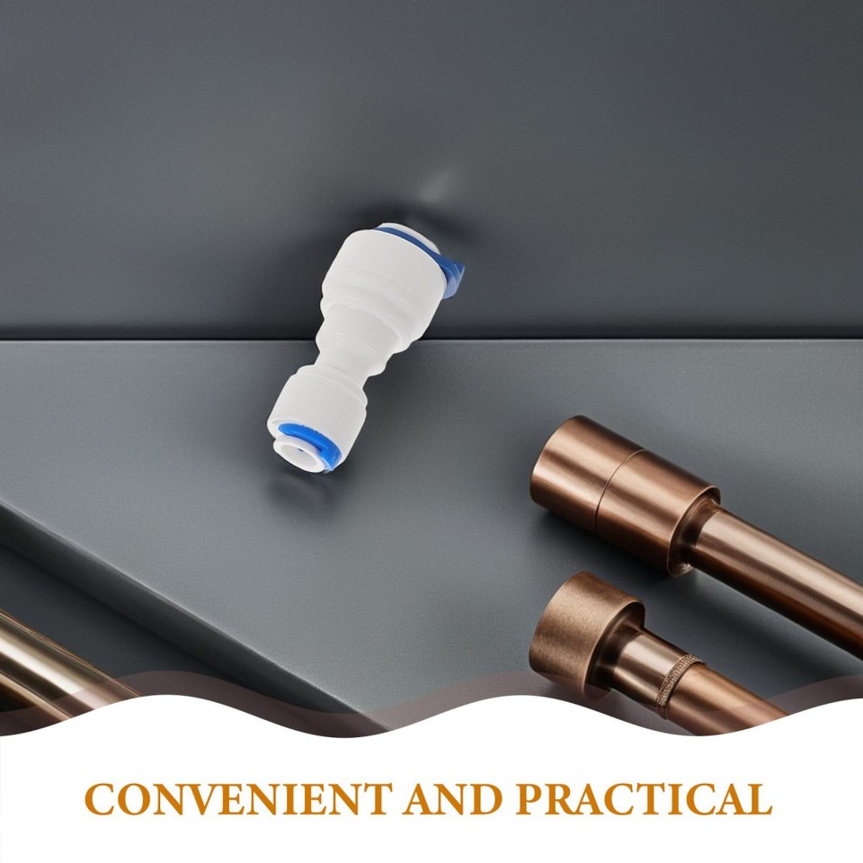 6 Pcs Push to Connect Filter Accessories Plastic Tubing Connectors ...