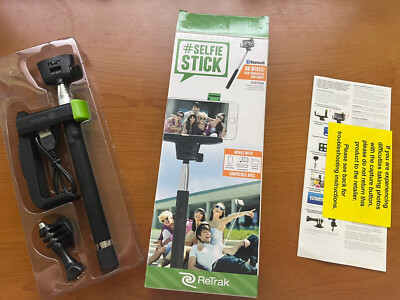 ReTrak Bluetooth Wireless Selfie Stick - Black The Original Selfie ...