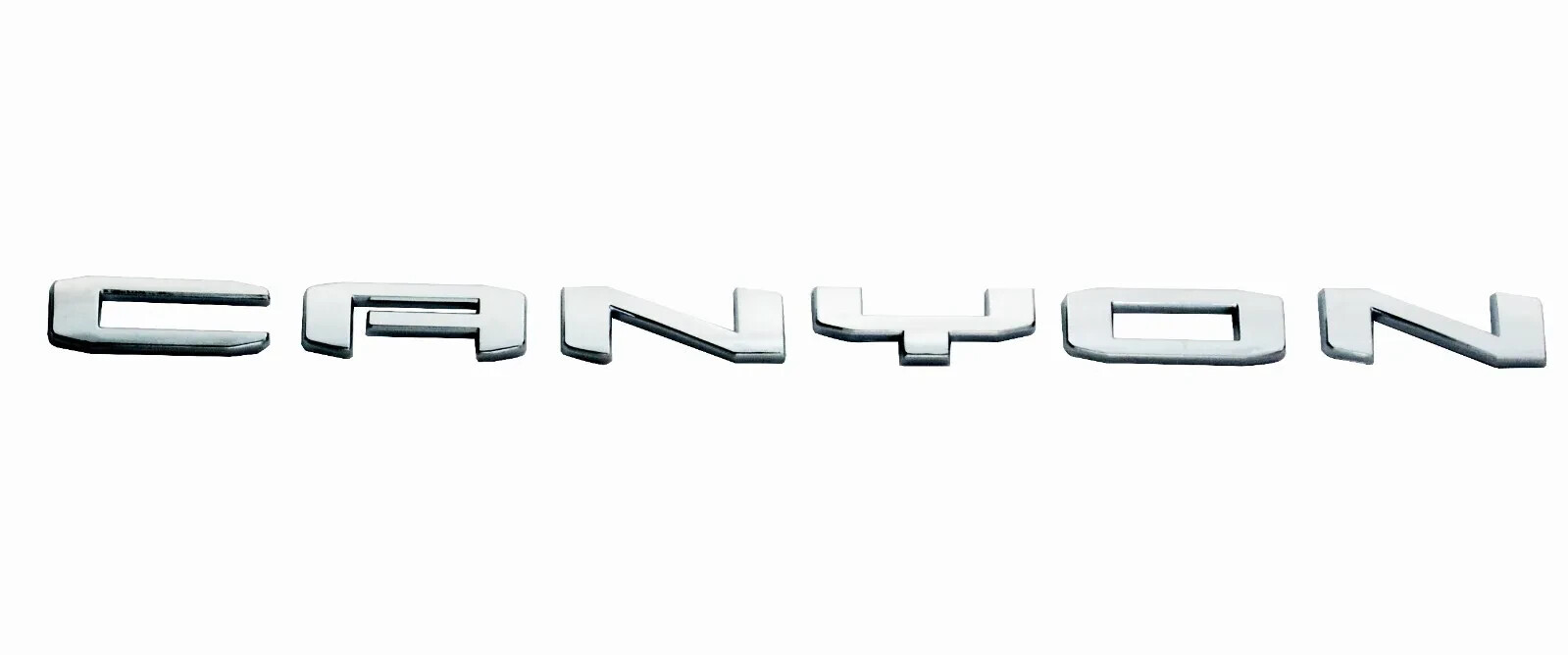 1PC Chrome Rear Tailgate Canyon Emblem Badge Fit 2023-2024 GMC Canyon ...