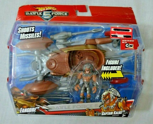 Hot Wheels Battle Force 5 Captain Kalus & amp Fangore Vehicle & amp ...