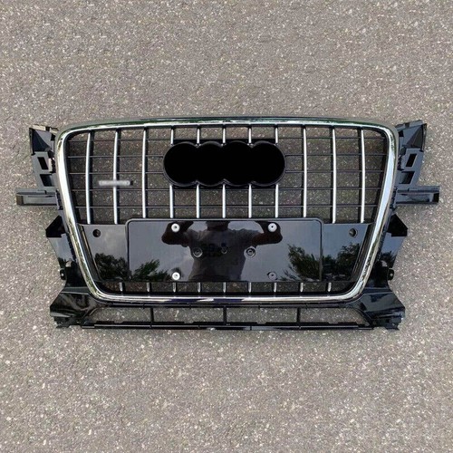 For Audi Q5 2009-2012 Front Bumper Grille Style Chrome Strips Black SQ5 ...