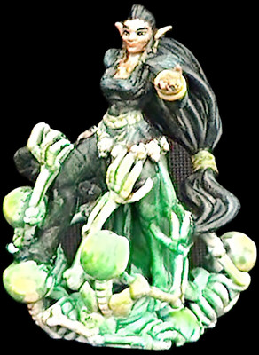 Dungeons & Dragons / Pathfinder painted miniature necromancer | eBay
