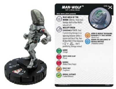 Marvel Heroclix - Earth X - MAN-WOLF #046 | eBay UK