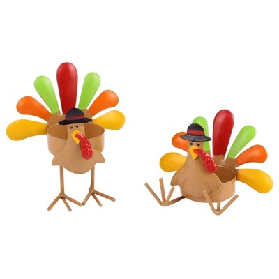 Thanksgiving Turkey Holder Metal Turkey Light Holder Sitting | eBay