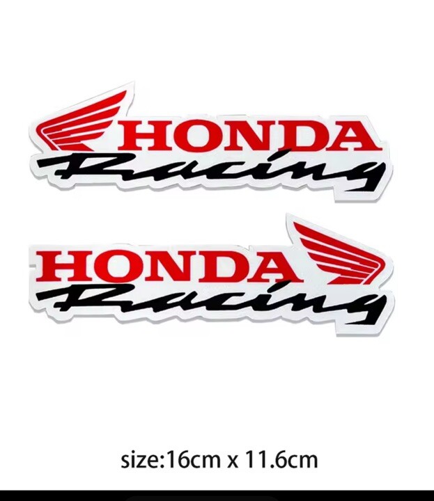 Honda Racing Decal Kit For Honda Motorcycle Stickers Logo X2 UK | eBay UK