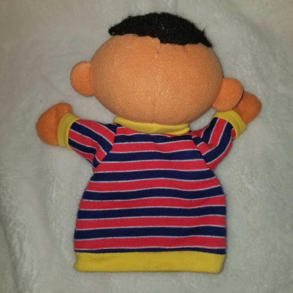 Sesame Street Fisher Price Mattel Ernie Ernie Hand Puppet Plush Toy | eBay