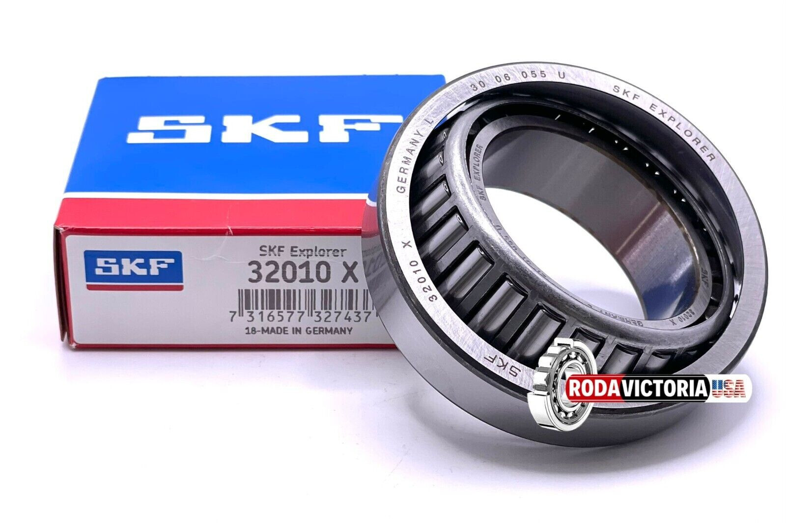 3 X SKF 50mm Bore Tapered Roller Bearing Full Assembly 32010 X/q for ...