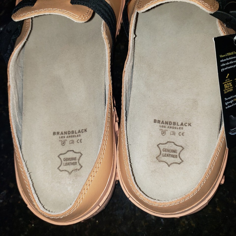 Brandblack Men's Vamos - Premium Natural Leather Mule Shoes Sz 11 | eBay