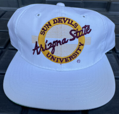 NWOT Vintage Arizona State Sun Devils The Game Youngan Snapback Hat Cap ...