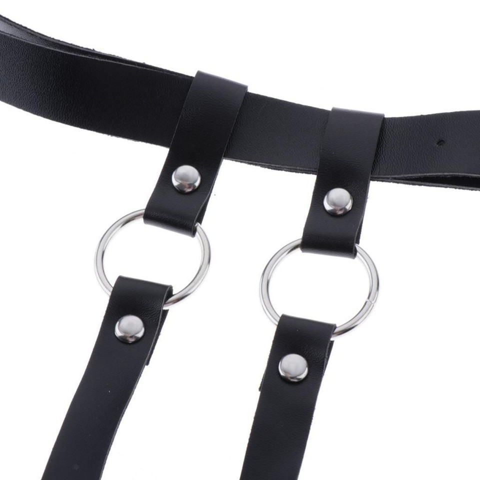Sexy Women Leather Garter Body Harness Belt Strap Waist Leg Thigh ...