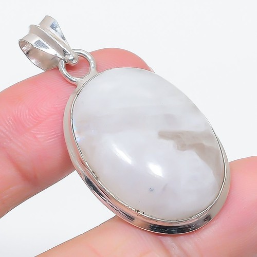 Moonstone Gemstone 925 Sterling Silver Jewelry Pendant 1.85" r643 | eBay