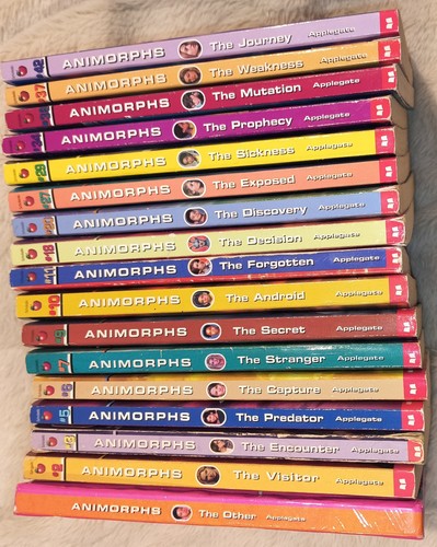VG+ Lot of 17 VTG/1990s ANIMORPHS Paperback Books |w/ RARE HARDCOVER ...