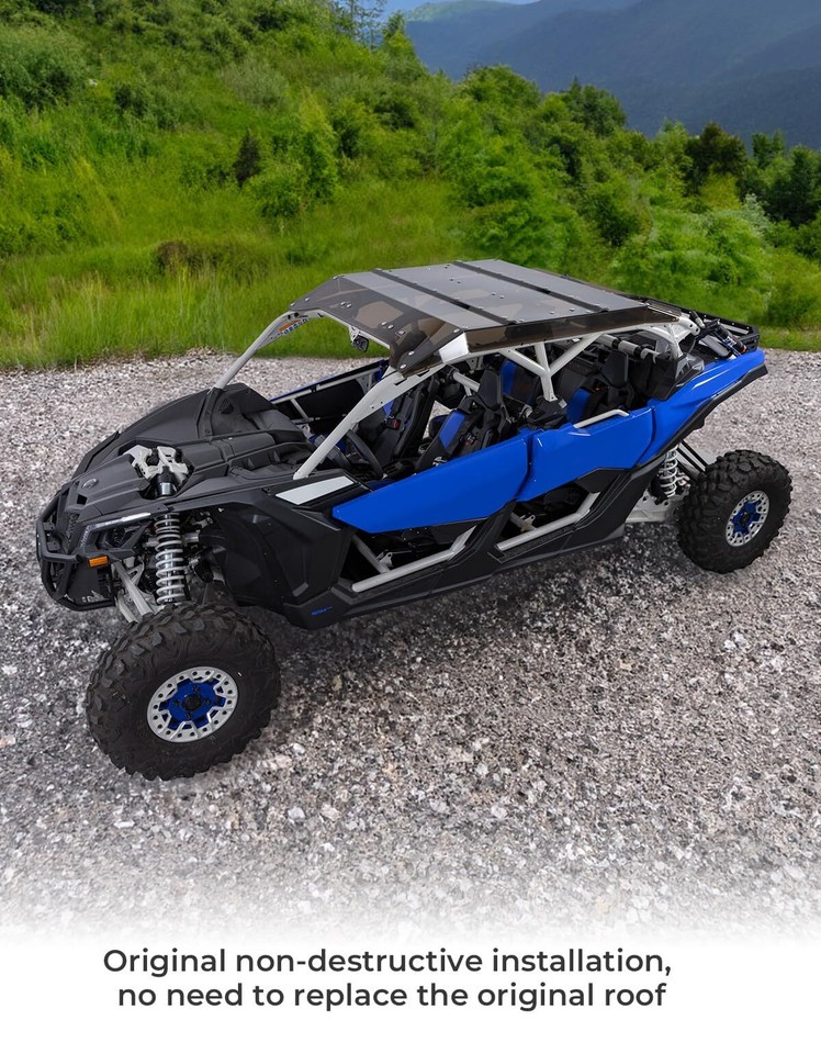 1/4" Poly UTV Tinted Roof Top for Can Am Maverick X3 Max Turbo RR 2017 ...