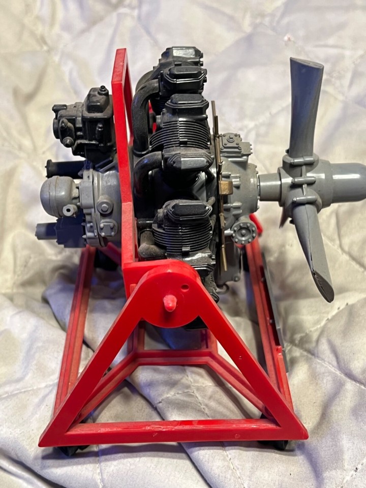 Aircraft Engine Model. Wright Cyclone aircraft engine model 1/12 scale ...