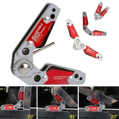 Adjustable Angle Welding Magnet 20°–200° Welding Locator Construction ...