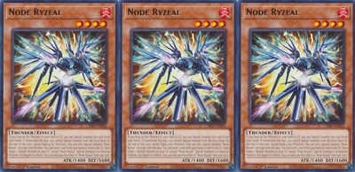 3x Node Ryzeal | CRBR-EN002 | Rare | 1st Ed | Near Mint | eBay