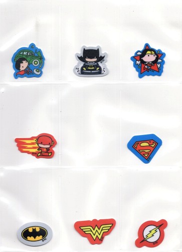 DC Herobadges set of 24 Circle K exclusive decals Batman Flash Harley ...