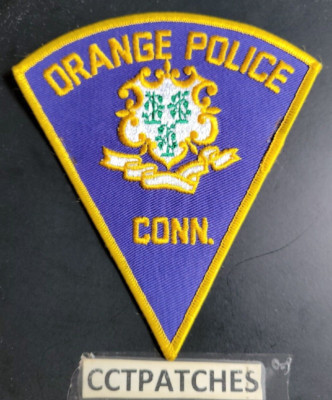 ORANGE, CONNECTICUT POLICE SHOULDER PATCH CT | eBay