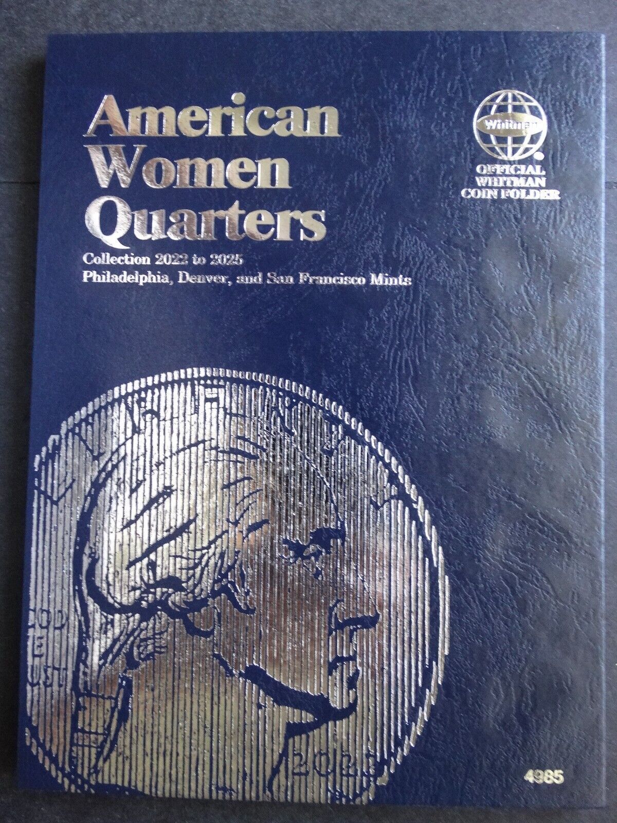 Set of 2 Whitman Delaware American Women Quarters Coin Folder 2021-2025 ...