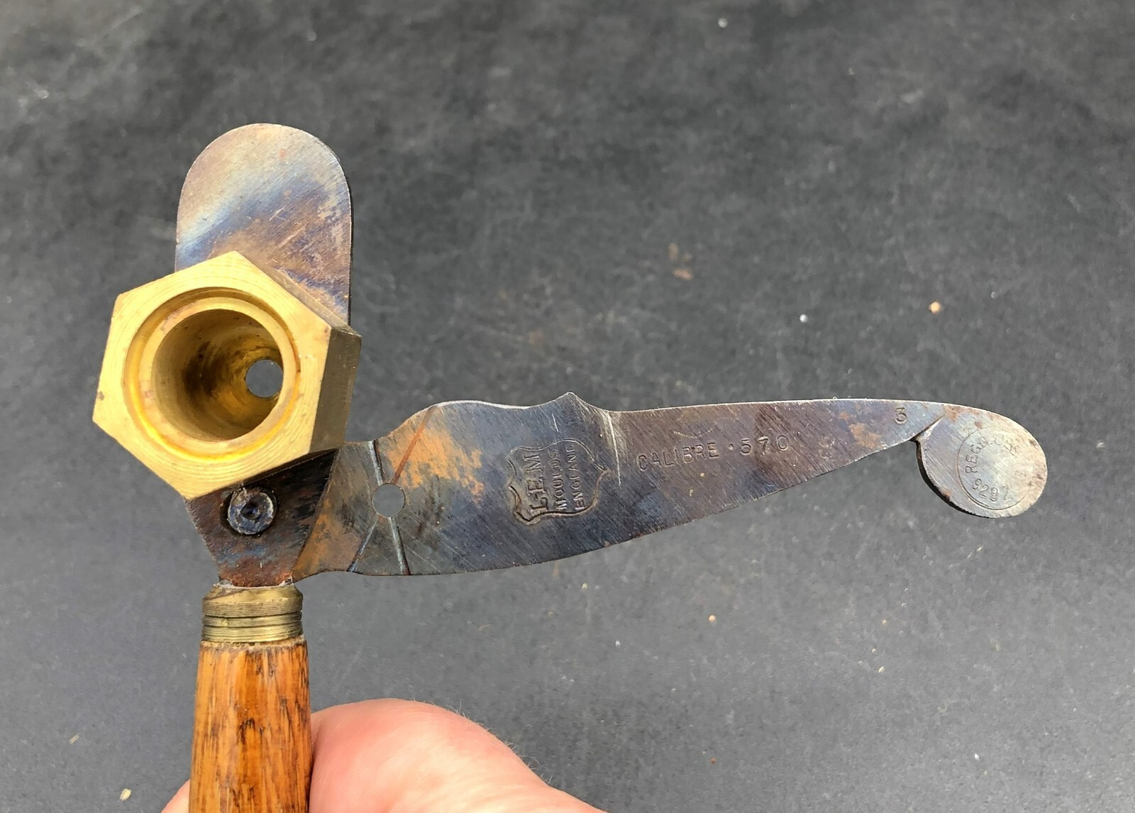 LEM Moulds England .570 Bullet Mold With Wooden Handle | eBay