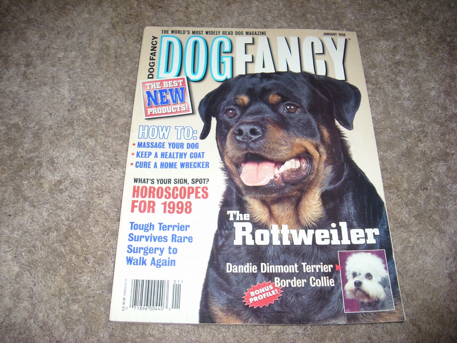 DOG FANCY MAGAZINE JANUARY 1998 | eBay
