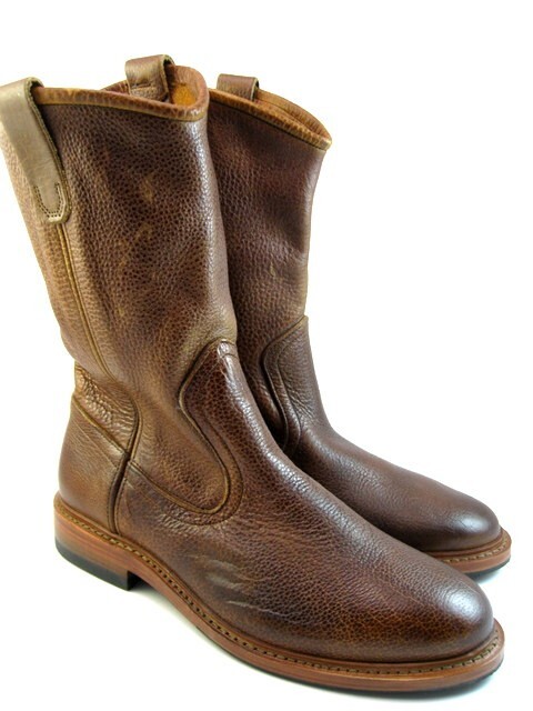 NEW Allen Edmonds "DALLAS" Roper Suede Boots 9 D Cheyenne Brown Leather ...