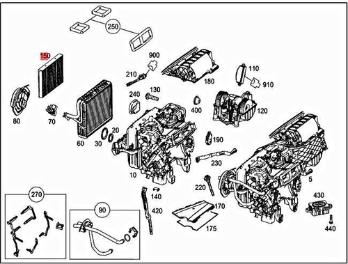 Genuine MERCEDES A217 C217 V222 W217 W222 X222 Combination filter ...