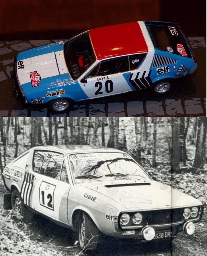 RENAULT 17 GORDINI RALLY PRESS ON REGARDLESS JEAN-LUC. DIECAST IXO 1/43 ...