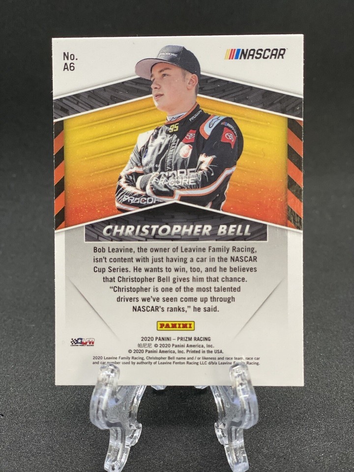 2020 Panini Prizm Racing - Christopher Bell Apex Insert RC!! | eBay