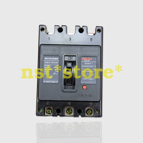 1Pcs Delixi CDM10-100/3300 CDM10100/3300 3P 40A 50A 63A 80A 100A ...