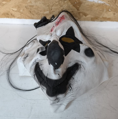 Horror ghost rotten clown Christmas bar dance props strange latex scary ...