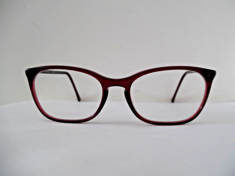 Chanel Burgundy Oval Eye Glasses 3281 c.539 52 17 140. | eBay UK