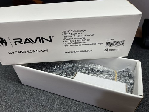 RAVIN 450 crossbow scope 100 yrd. Illumintated R170 | eBay