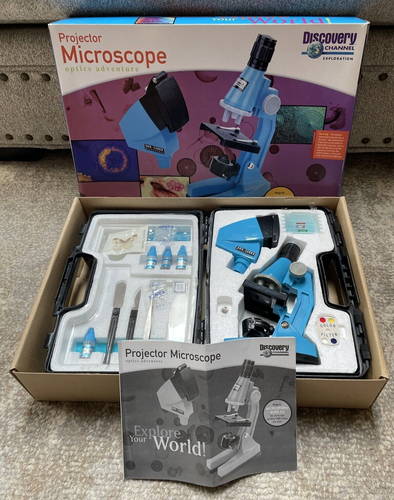 VTG Celestron Discovery Channel Projector Microscope 50-1200x Model ...