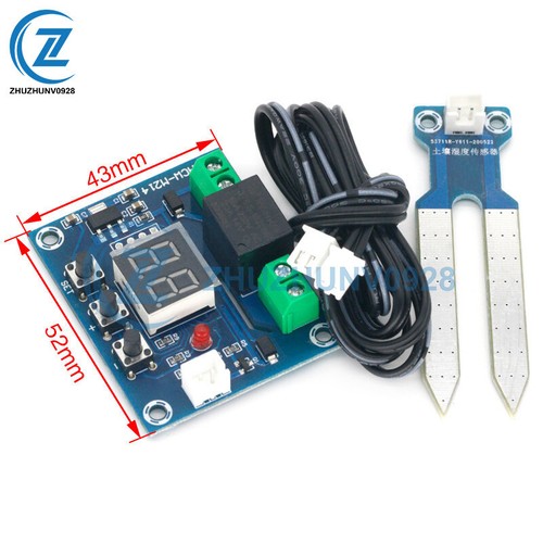 12V Soil Humidity Sensor XH-M214 Controller Irrigation System Automatic Watering | eBay