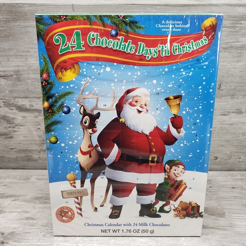 Chocolate Advent Calendar 24 Days Christmas Countdown Santa Holiday ...