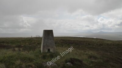 Photo 6x4 Beinn Ruadh Beinn Ruadh/NC8459 The summit trig point was ...