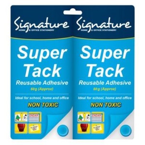 Blu Tack Super Blue Tac Re-usable Adhesive Putty Repositionable Glue 1 ...