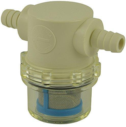 3/8" Hose Barb in-Line Strainer with 50 mesh Stainless Steel Filter ...