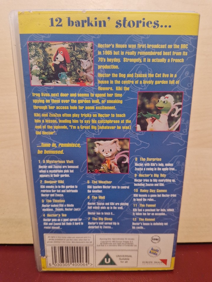 Hector's House - 12 Barkin' Stories - PAL VHS Video Tape (A352) | eBay UK