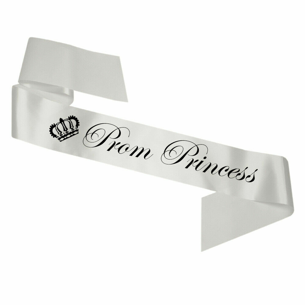 Prom Sashes Prince & Princess Sash Graduation Ball Leavers Do Party ...
