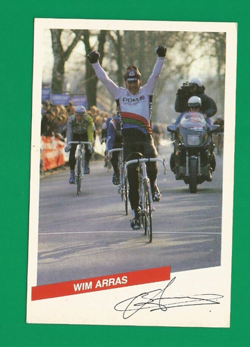 CYCLISME carte cycliste WIM ARRAS équipe PDM 1988 | eBay